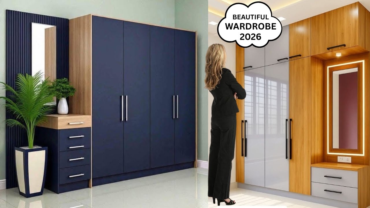 50+ Latest Wardrobe Design Ideas 2026 | Modern Bedroom Almari Designs ...