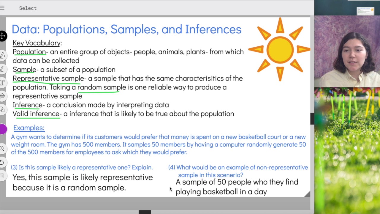 Data: Populations, Samples, and Inferences - YouTube