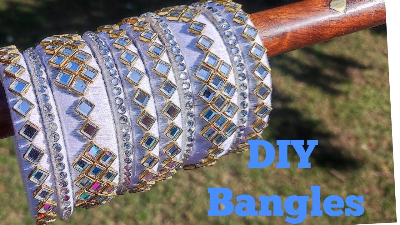 Diy bangles, customized handmade bangles, Easy bangles design#diy # ...