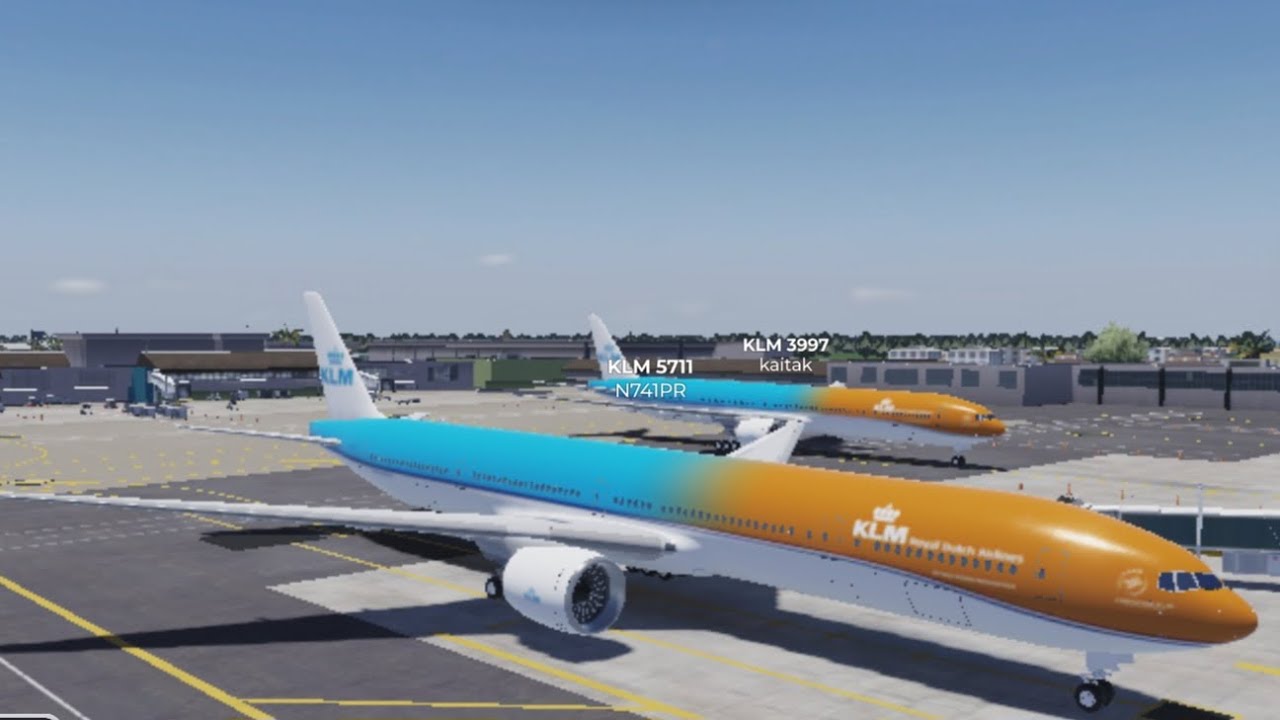 KLM TRIPLE 7 FULL FLIGHT MDPC-GLCP - YouTube