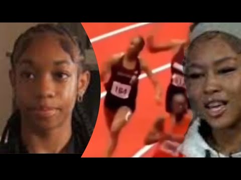 Track star ends her career by striking her opponent. - YouTube