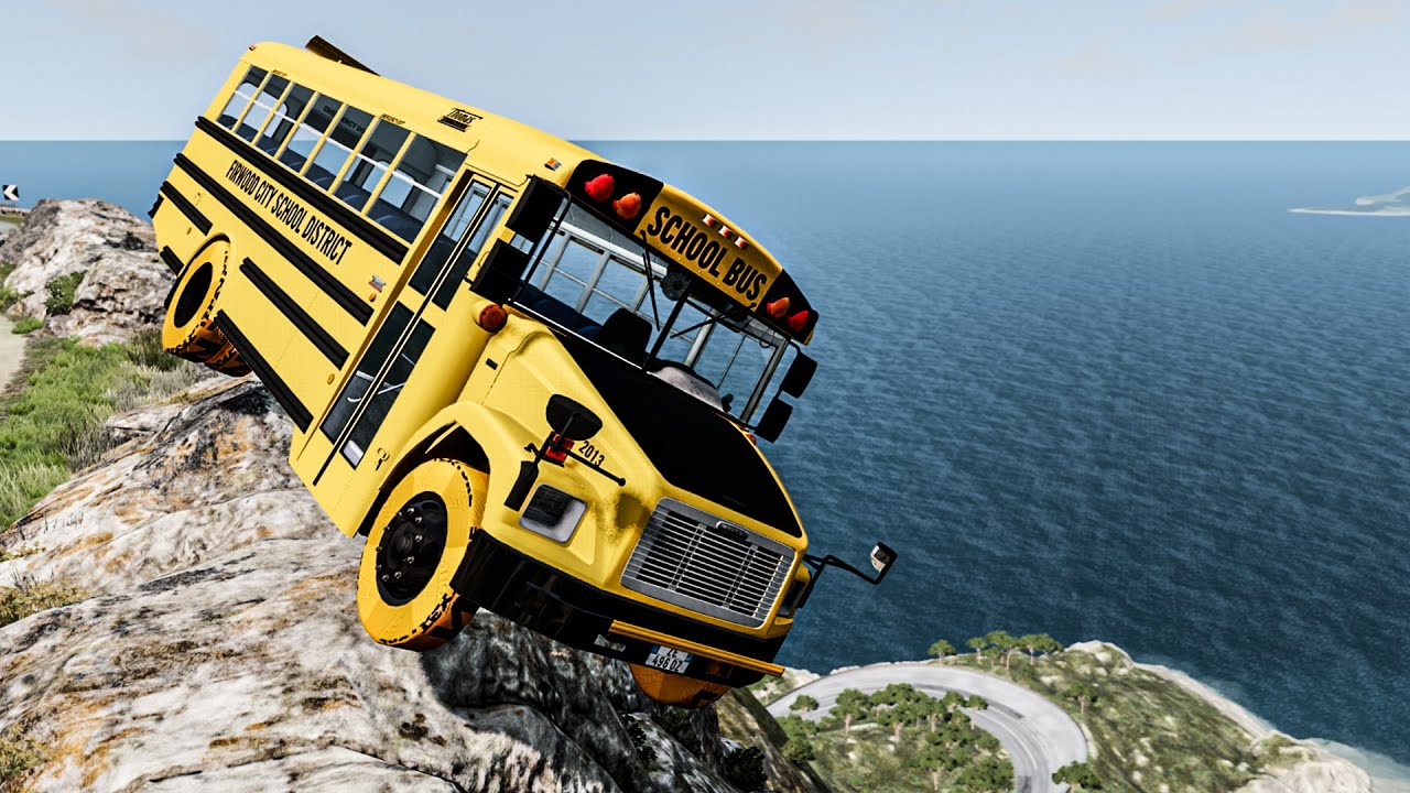 Cliff Drops #1 - BeamNg.Drive | Cinematic - YouTube