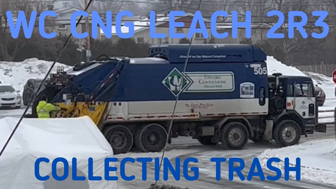 Waste Connections 2017 model year Peterbilt 320 CNG Leach Alpha 2R3 ...