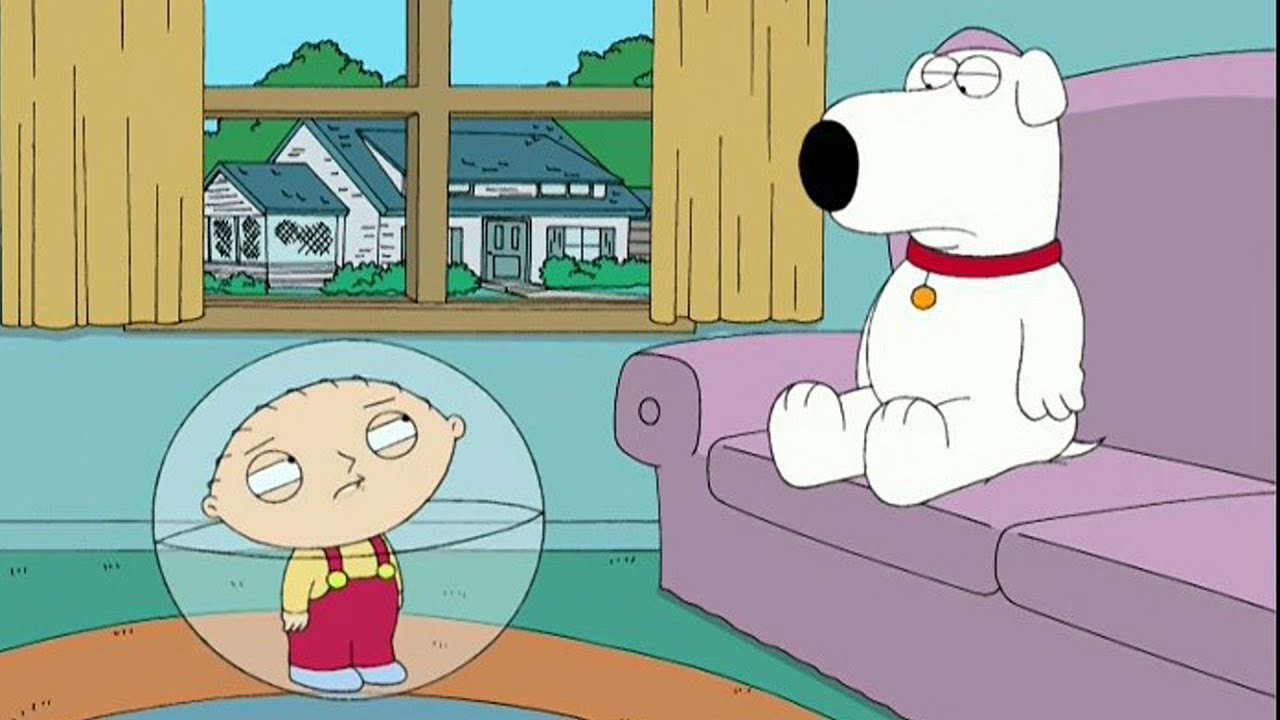 Stewie in a Giant Ball - YouTube