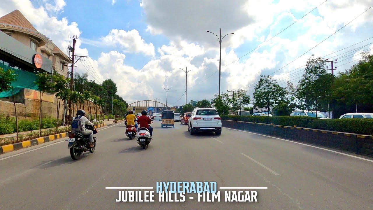 4K Drive in Film Nagar | Tinsel Town of Tollywood | Hyderabad - YouTube