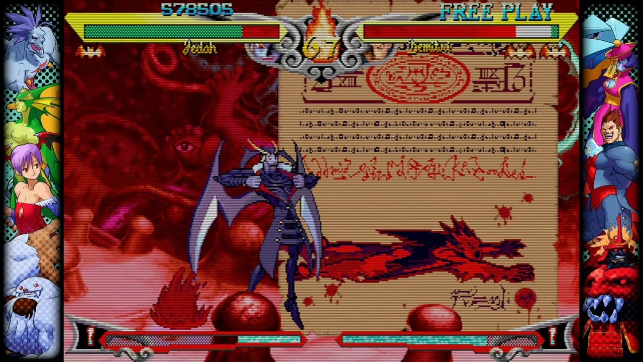 Vampire Savior - Jedah (ジェダ) - Highlight and Ending - YouTube