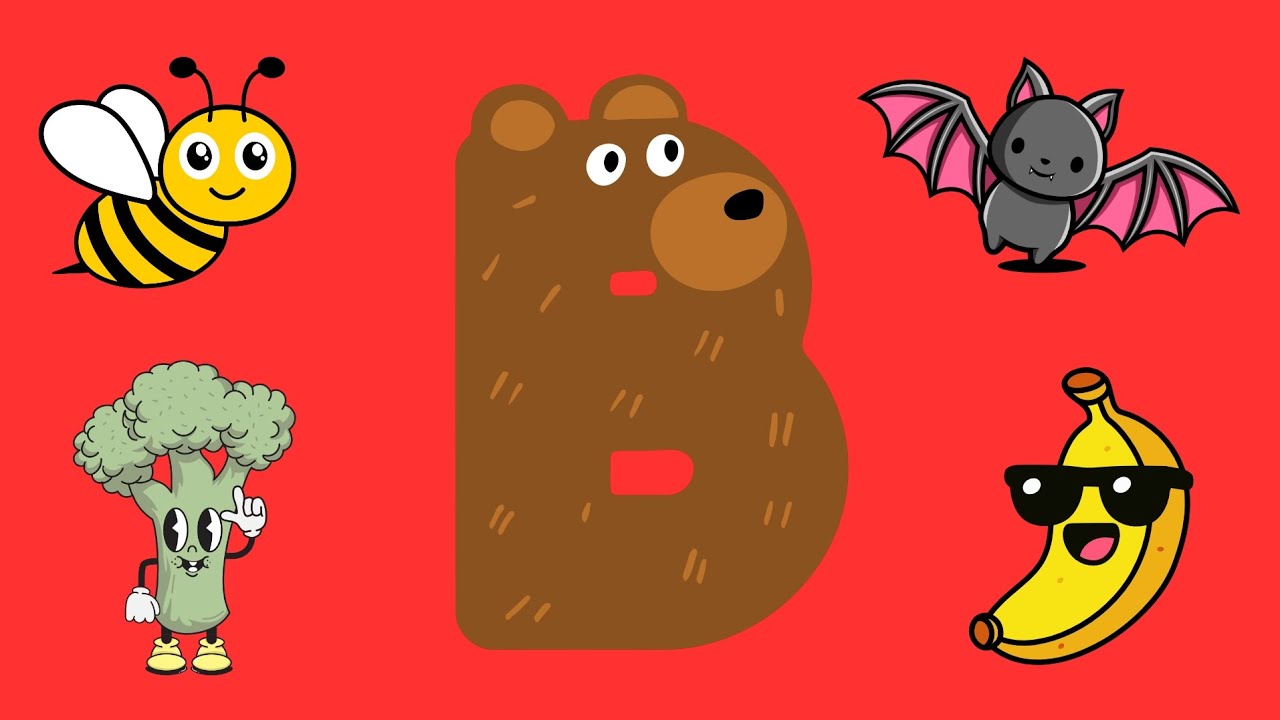 Fun with Phonics : The Letter B for kids. - YouTube