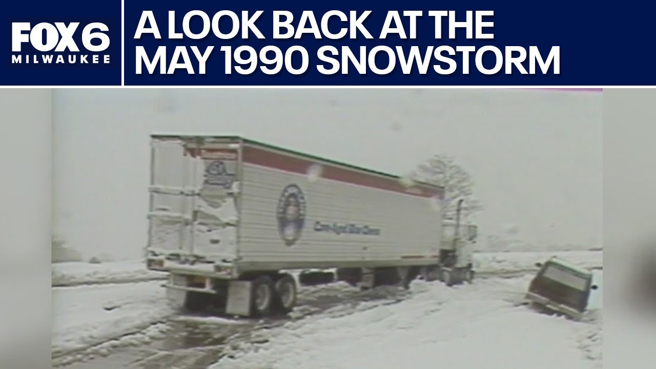 May 1990 snowstorm in southeast Wisconsin, taking a look back | FOX6 ...