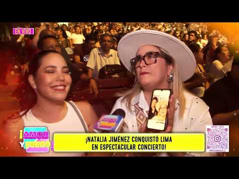 Amor y Fuego - MAR 06 - ¡NATALIA JIMÉNEZ CONQUISTO LIMA EN ESPECTACULAR CONCIERTO! | Willax