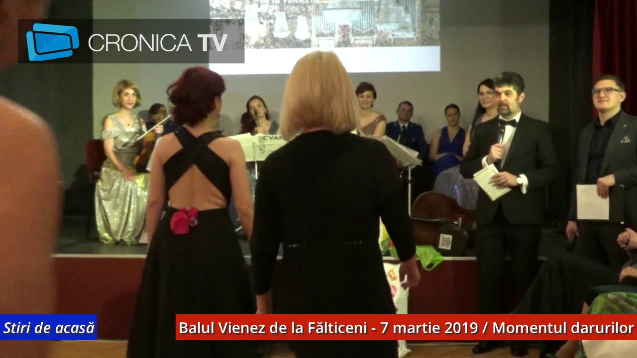 Balul Vienez de la Fălticeni 7 martie 2019 Momentul darurilor - YouTube