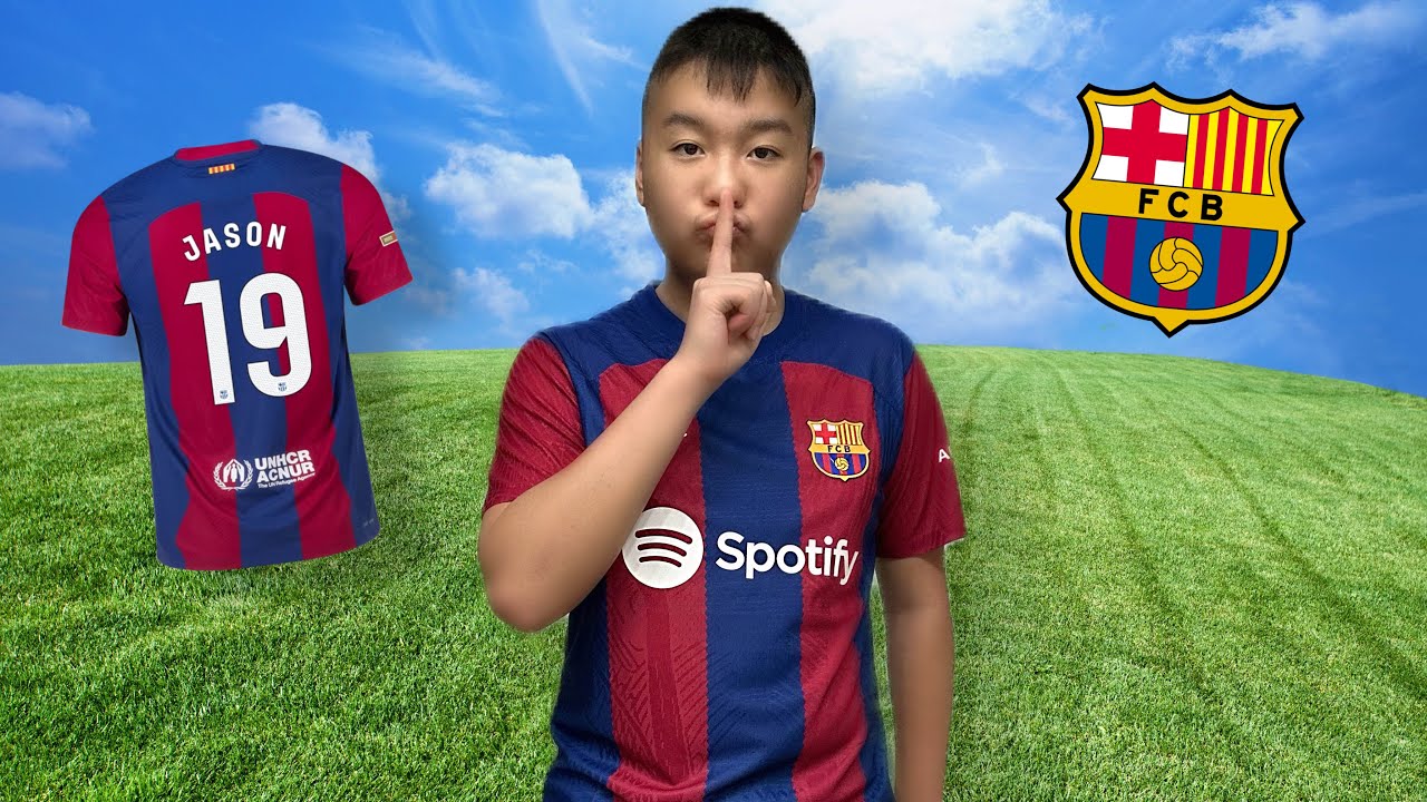 Unboxing My Custom Barca Kit! - YouTube