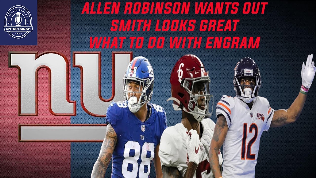 New York Giants | Allen Robinson not happy w Bears | DeVonta Smith ...