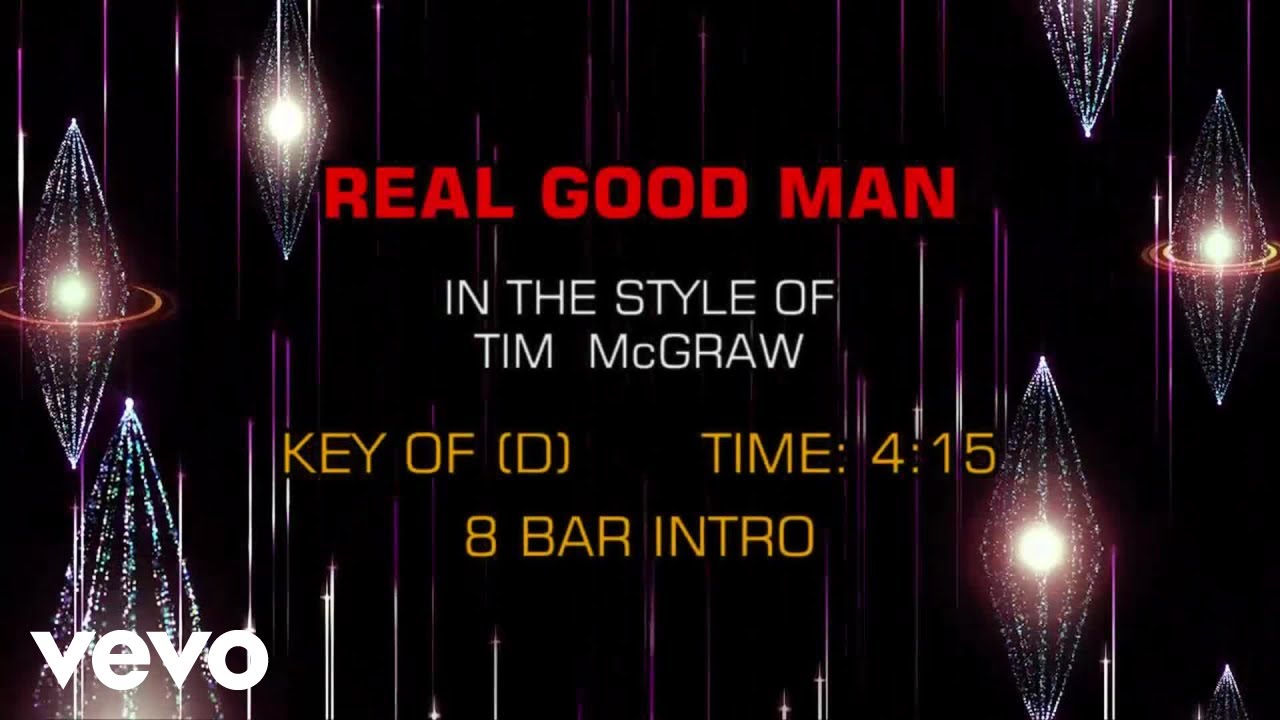 Real Good Man (Karaoke)