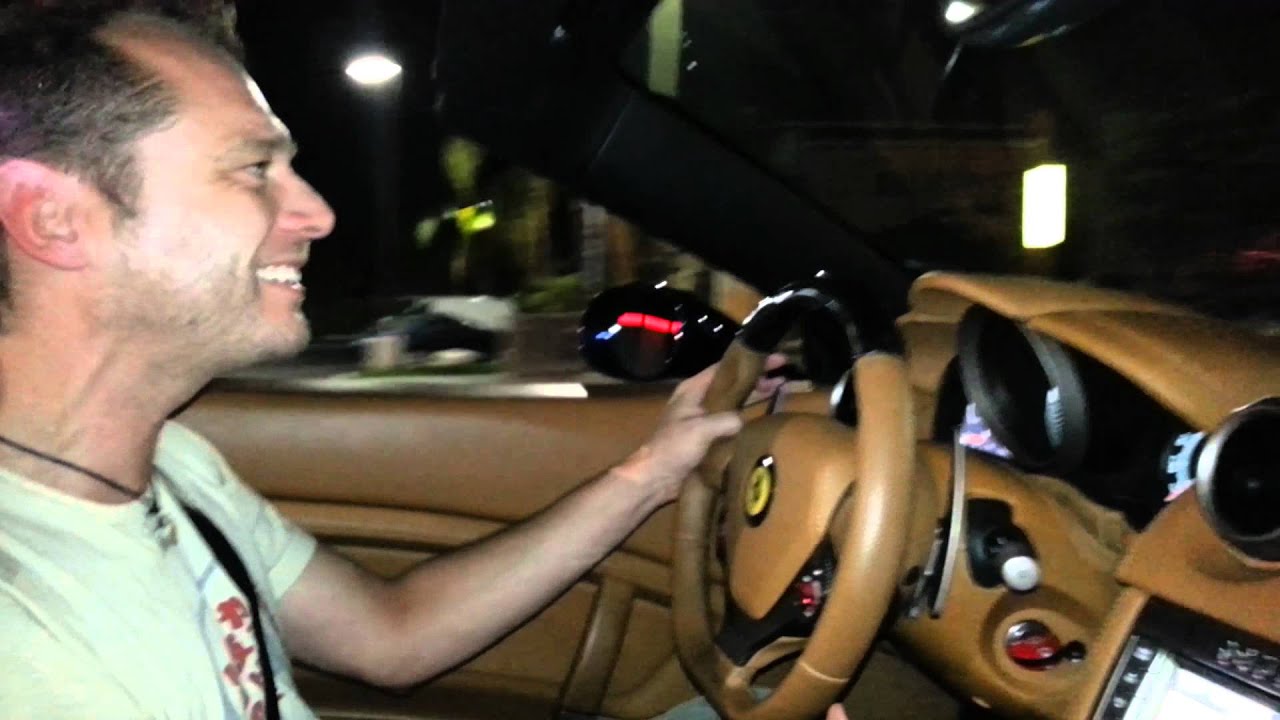 Ryan driving a Ferrari California - YouTube