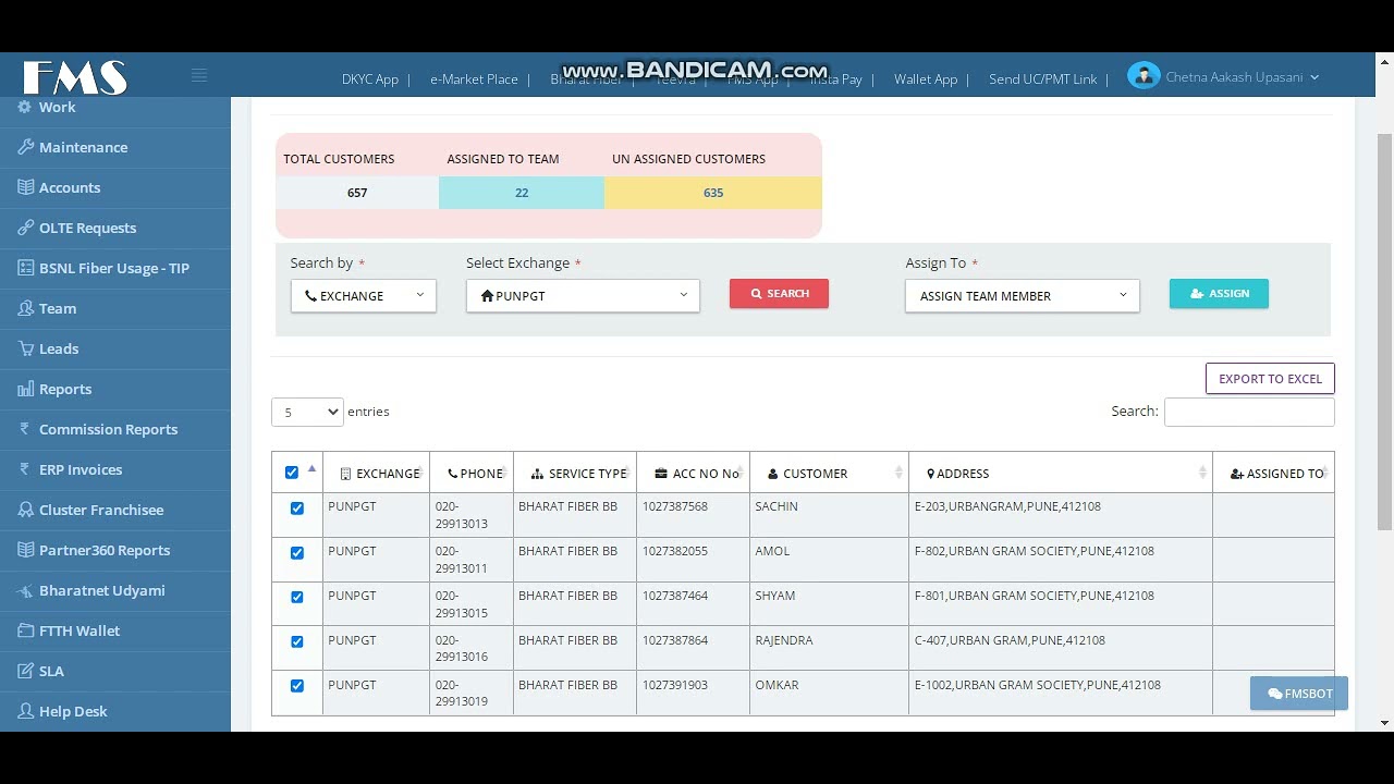 FMS Team Assignment procedure - YouTube