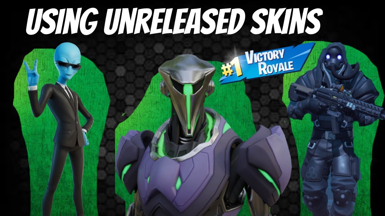 Using Unreleased Skins In Fortnite - YouTube