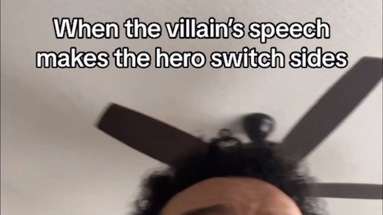 When the villain’s speech makes the hero switch sides - YouTube