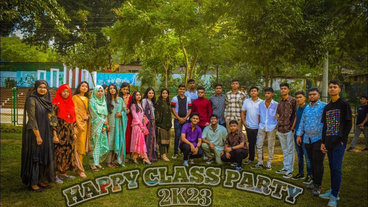 Happy Class Party 2K23 || happy class party || how to draw happy class ...