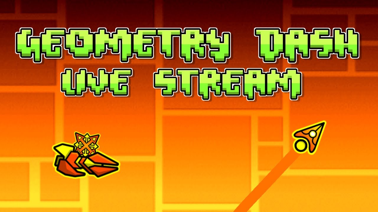 geometry dash live stream 1.5 - YouTube
