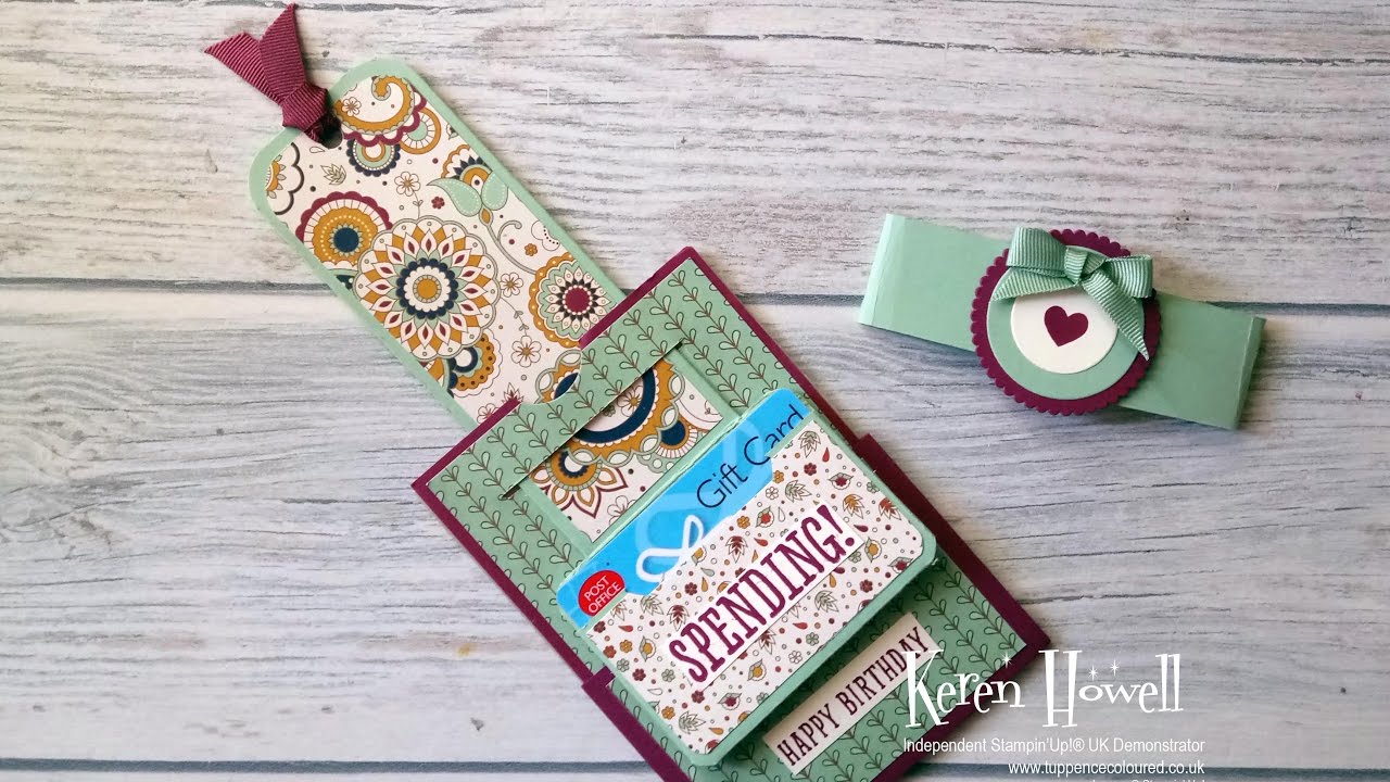 Stampin' Up! Flip-Flap gift card holder - YouTube