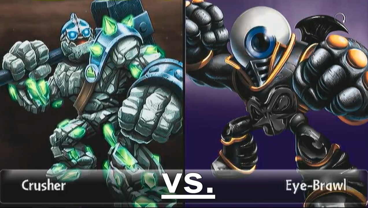 Crusher (12) vs. Eye Brawl (13) Let´s Play Skylanders Giants Duellmodus ...