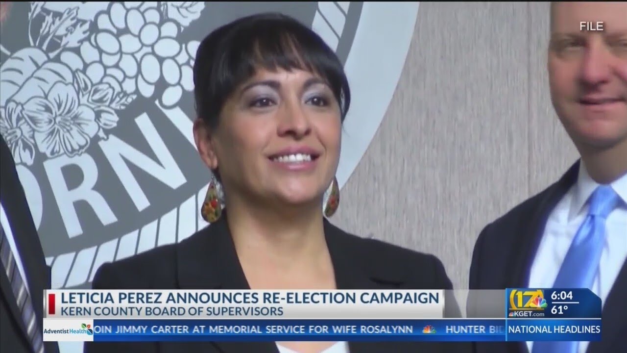 Kern County District Supervisor Leticia Perez announces re-election campaign - YouTube