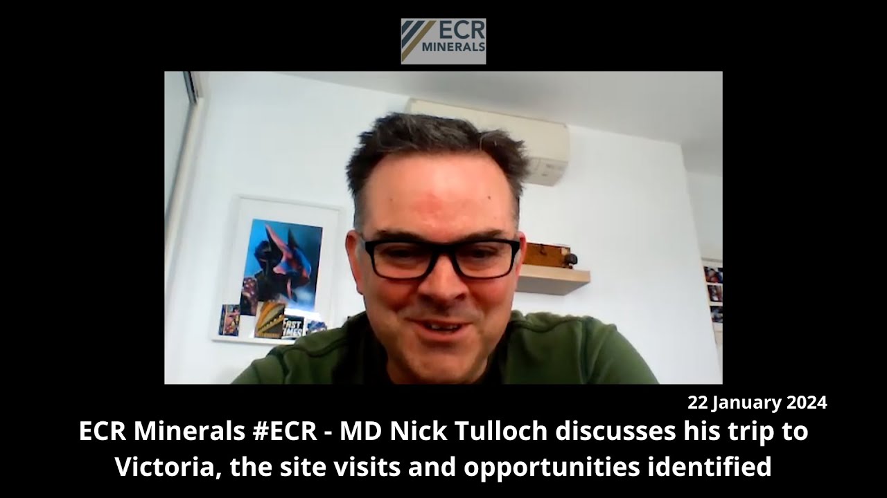ECR Minerals #ECR MD Nick Tulloch on his trip to Victoria and the site ...
