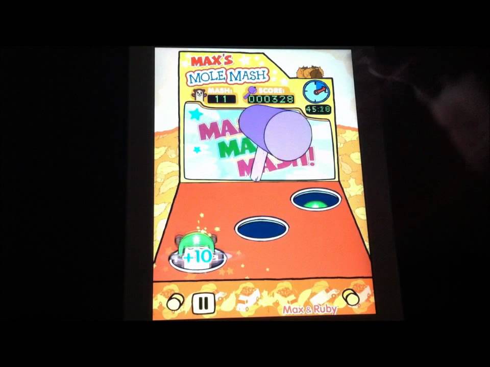 Max's Mole Mash iPhone Video App Review - YouTube