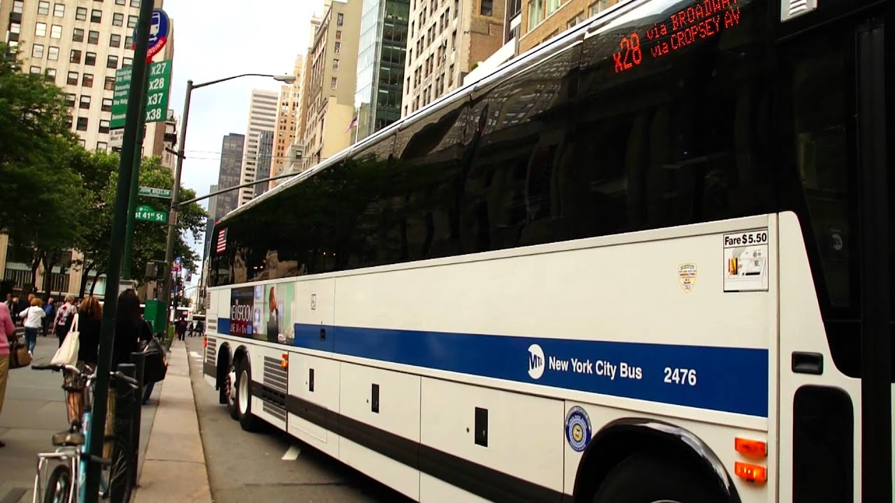 MTA New York City Bus 2011 Prevost Car x3-45 2476 On The x28 @ 41st ...
