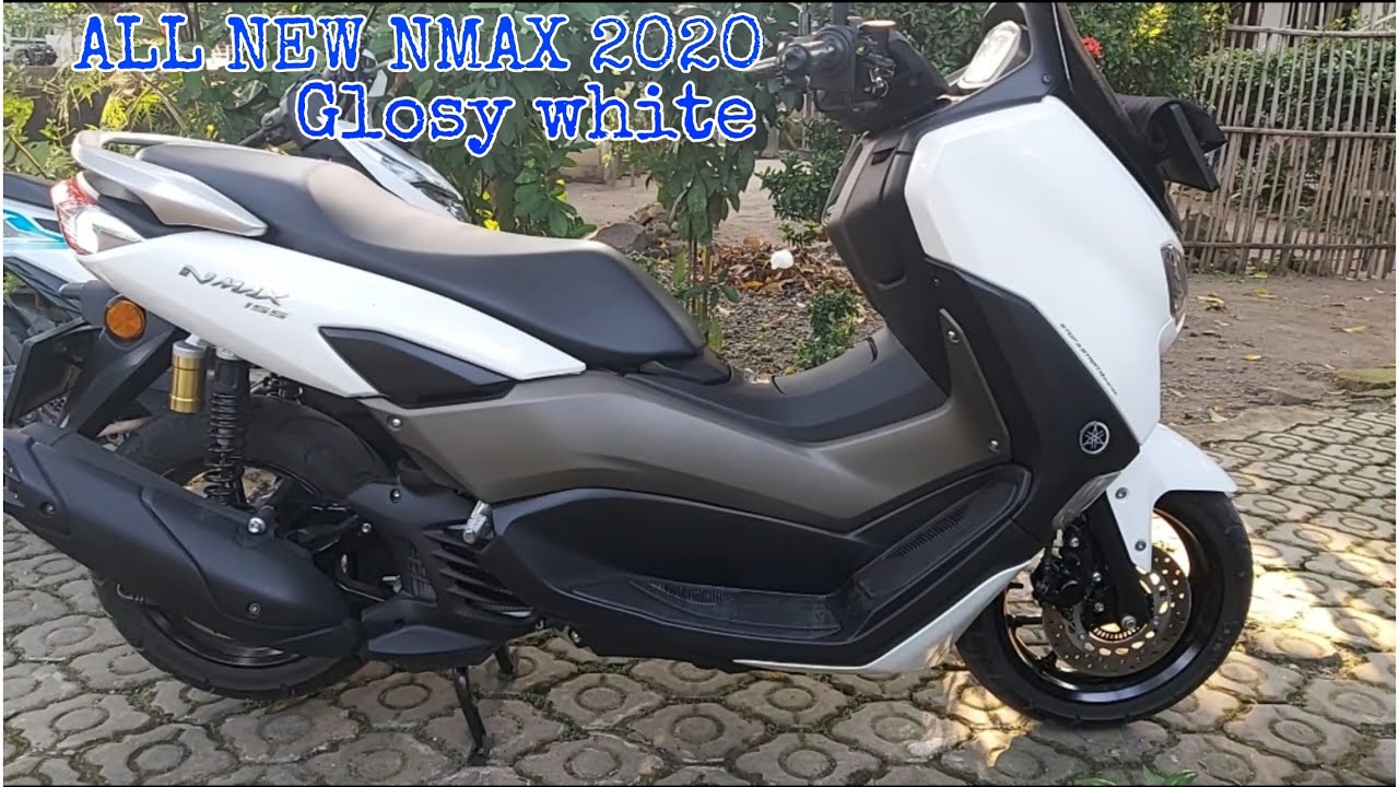 Review ALL NEW NMAX 2020 GLOSY WHITE kalem dan keren | NMAX INDONESIA ...