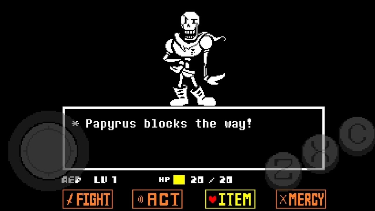 undertale-papyrus fight - YouTube
