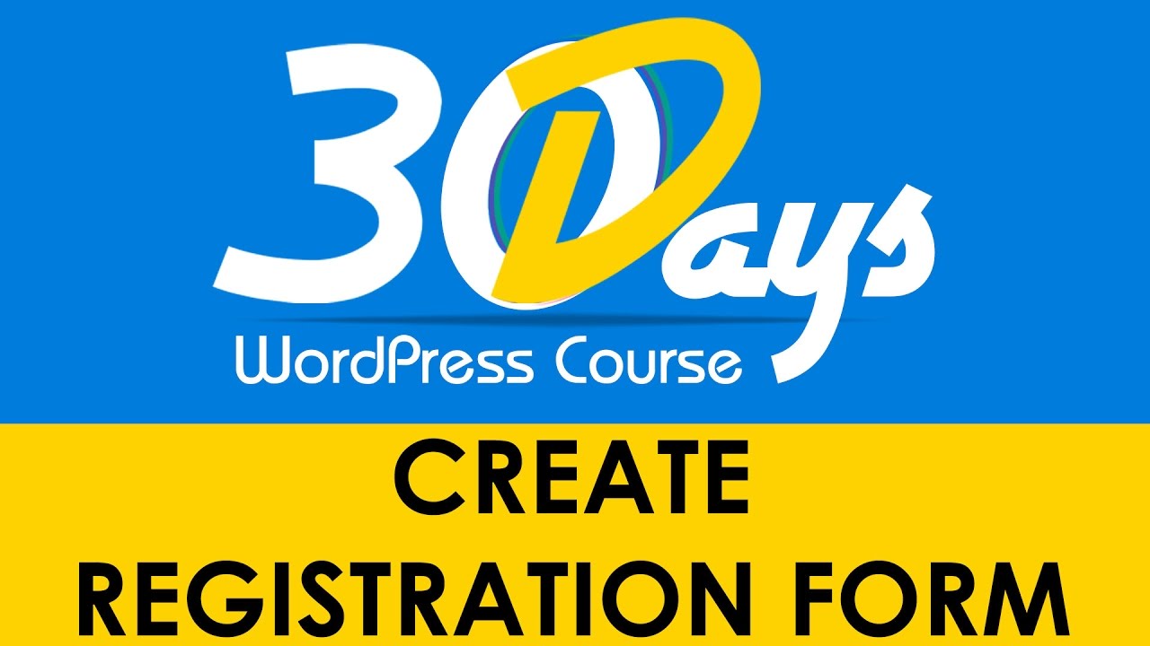 How To Create Registration Form In WordPress Urdu Tutorial YouTube How To Create Registration Form In WordPress Urdu Tutorial YouTube