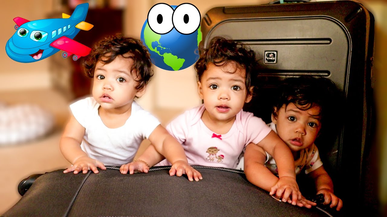 Where Are We Taking the Triplets? - 1st Time Flying with Triplet Babies ...