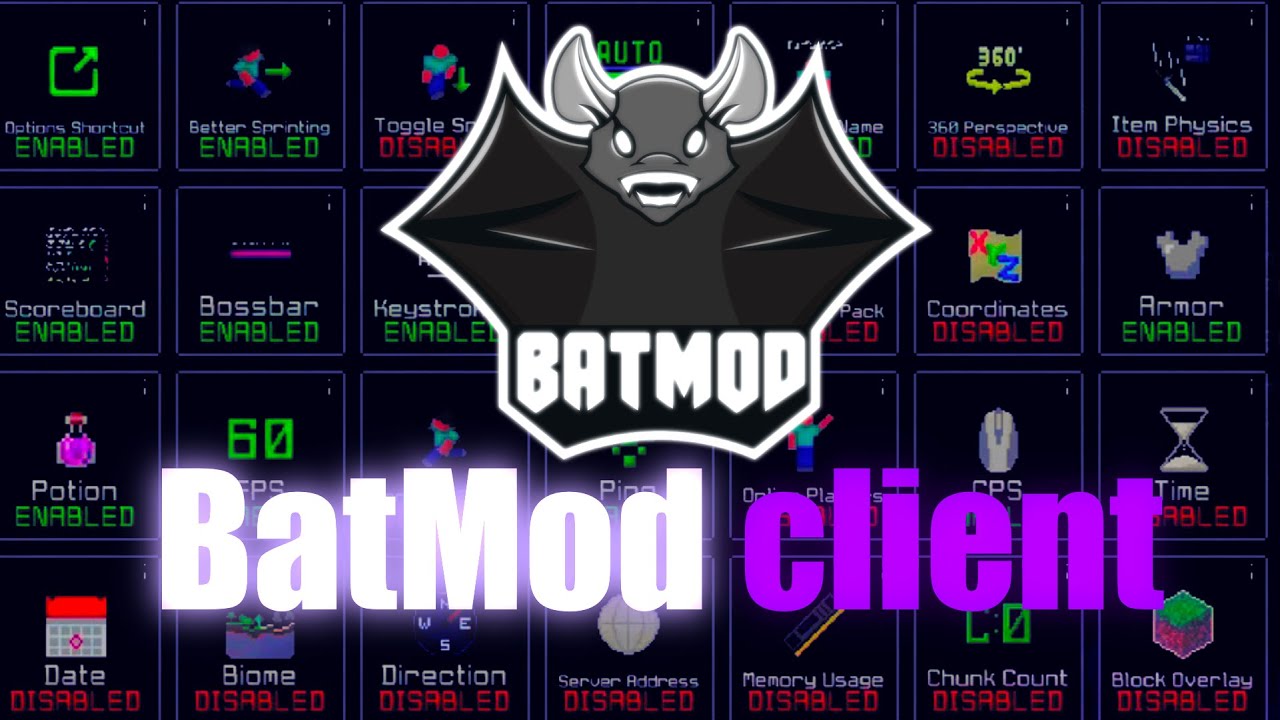 이 클라이언트는 정말 특별합니다.. 개인적으로 너무 마음에 드네요 - BatMod client - YouTube