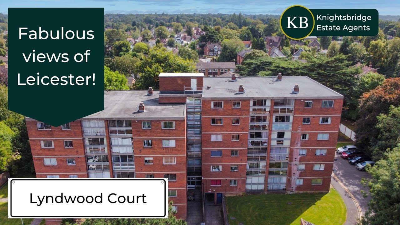 Fabulous views of Leicester! - Lyndwood Court, Stoneygate - YouTube