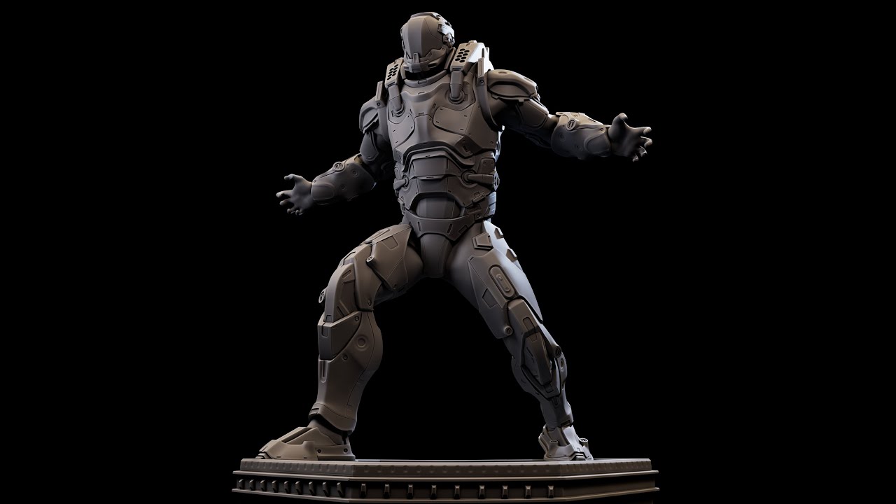 CyberSuit2 for 3d prints ready - YouTube