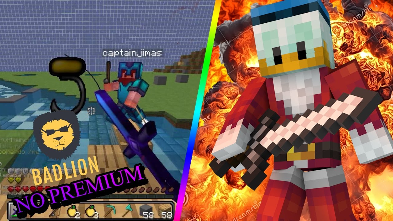 BADLION NO PREMIUM | MINECRAFT 1.8 + 0% LAG - EL MEJOR SERVER PVP NO ...