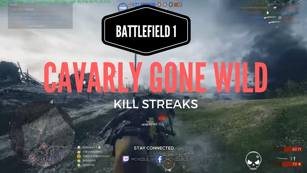 BATTLEFIELD 1 CAVALRY GONE WILD | BF1 Cavalry Gameplay - YouTube