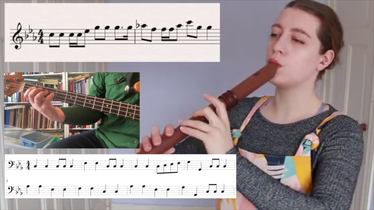 Sea Shanty Fun: Team Recorder's "Wellerman Variations" + Bass - YouTube