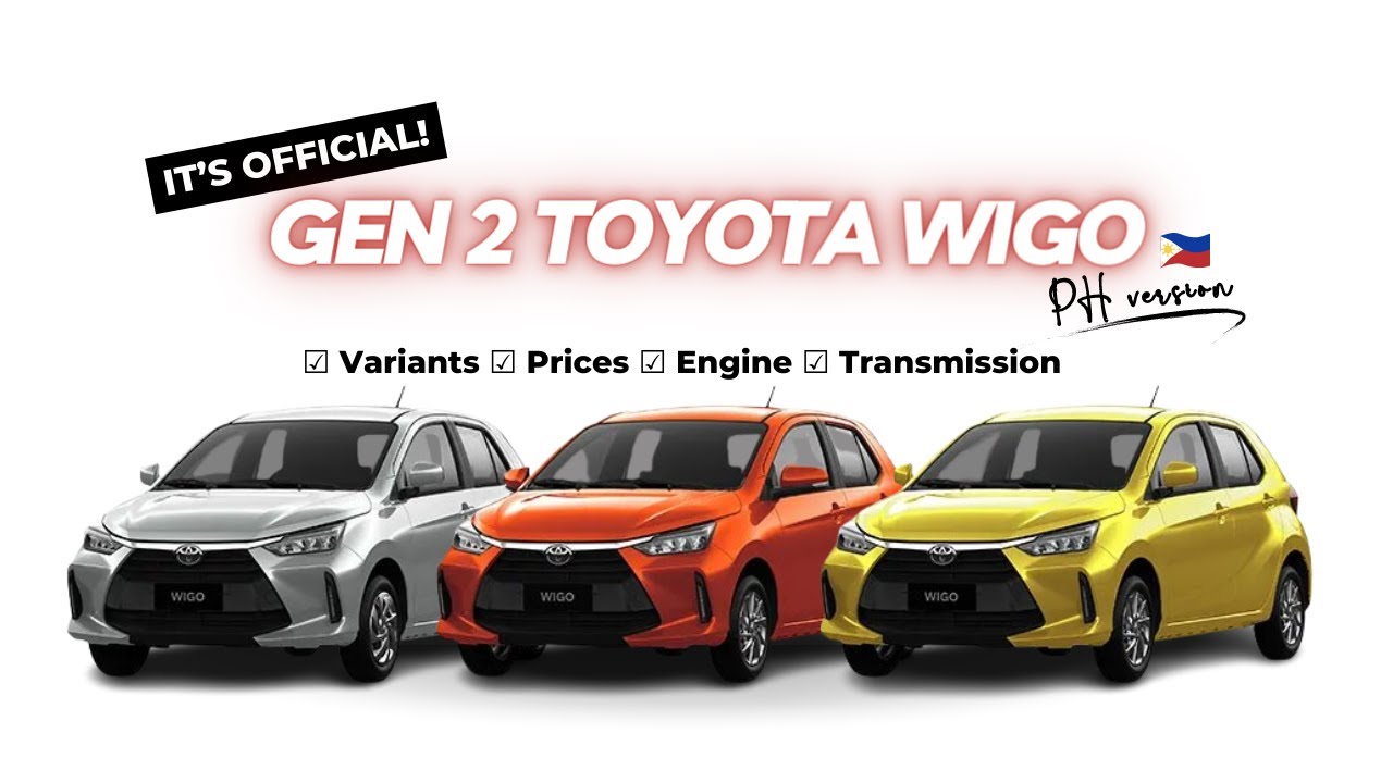 Wigo Gen 2 PH Version - Official Update from Toyota! - YouTube