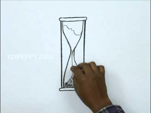 How to draw a Sand Clock - YouTube