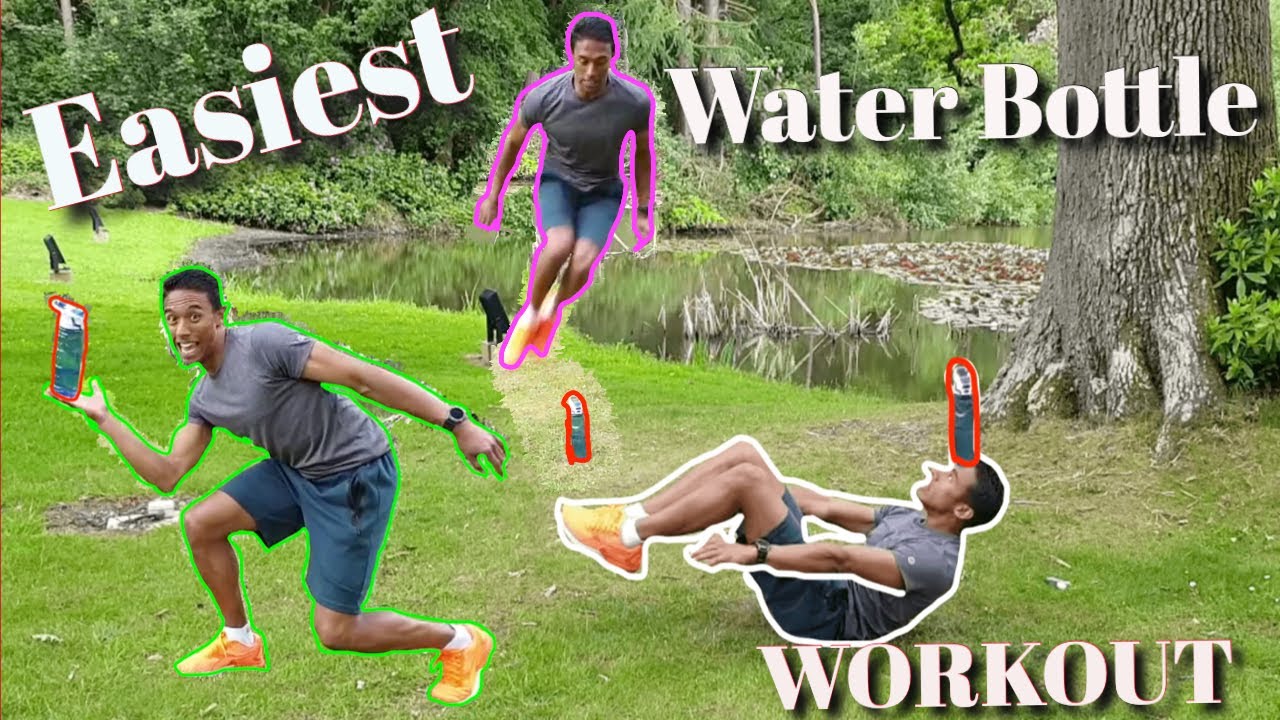EASY 5min WATER Bottle WORKOUT - YouTube