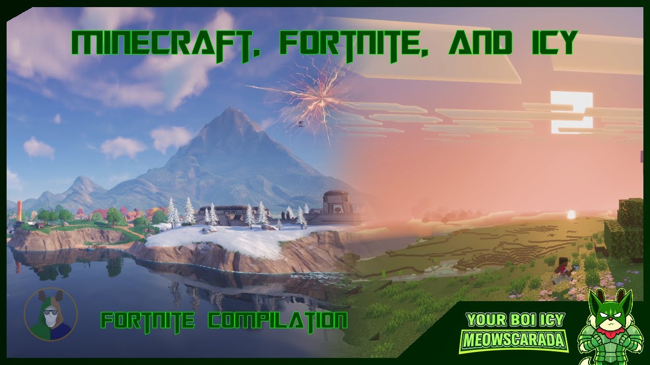 Minecraft and Fortnite!!! - (Fortnite Compilation) - ICY Gaming - YouTube