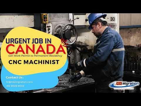 Urgent Job in Canada - CNC Machinist - YouTube