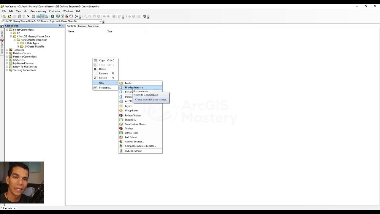 ArcMap Create Shapefiles - YouTube