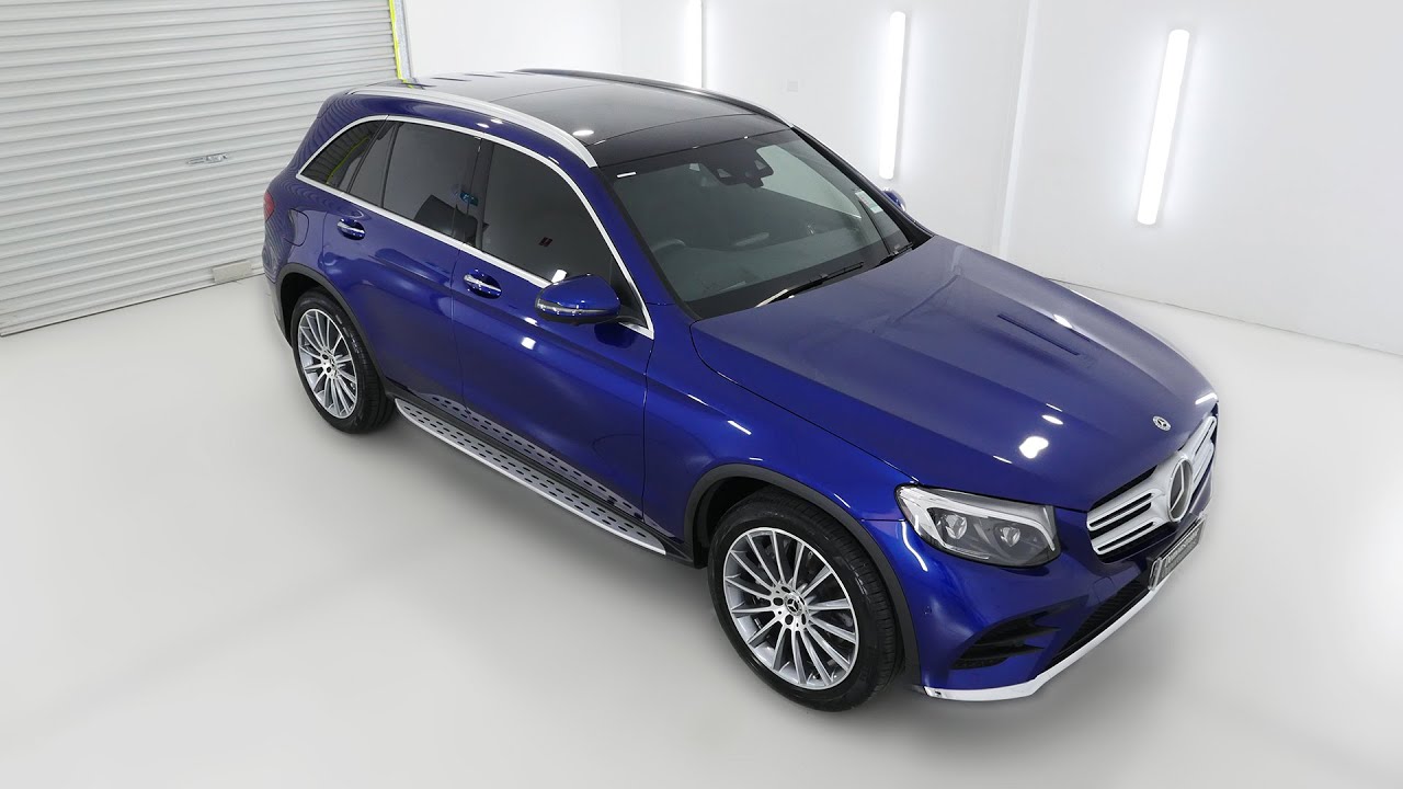 MERCEDES-BENZ GLC250 Brilliant Blue Wagon M181175 - YouTube