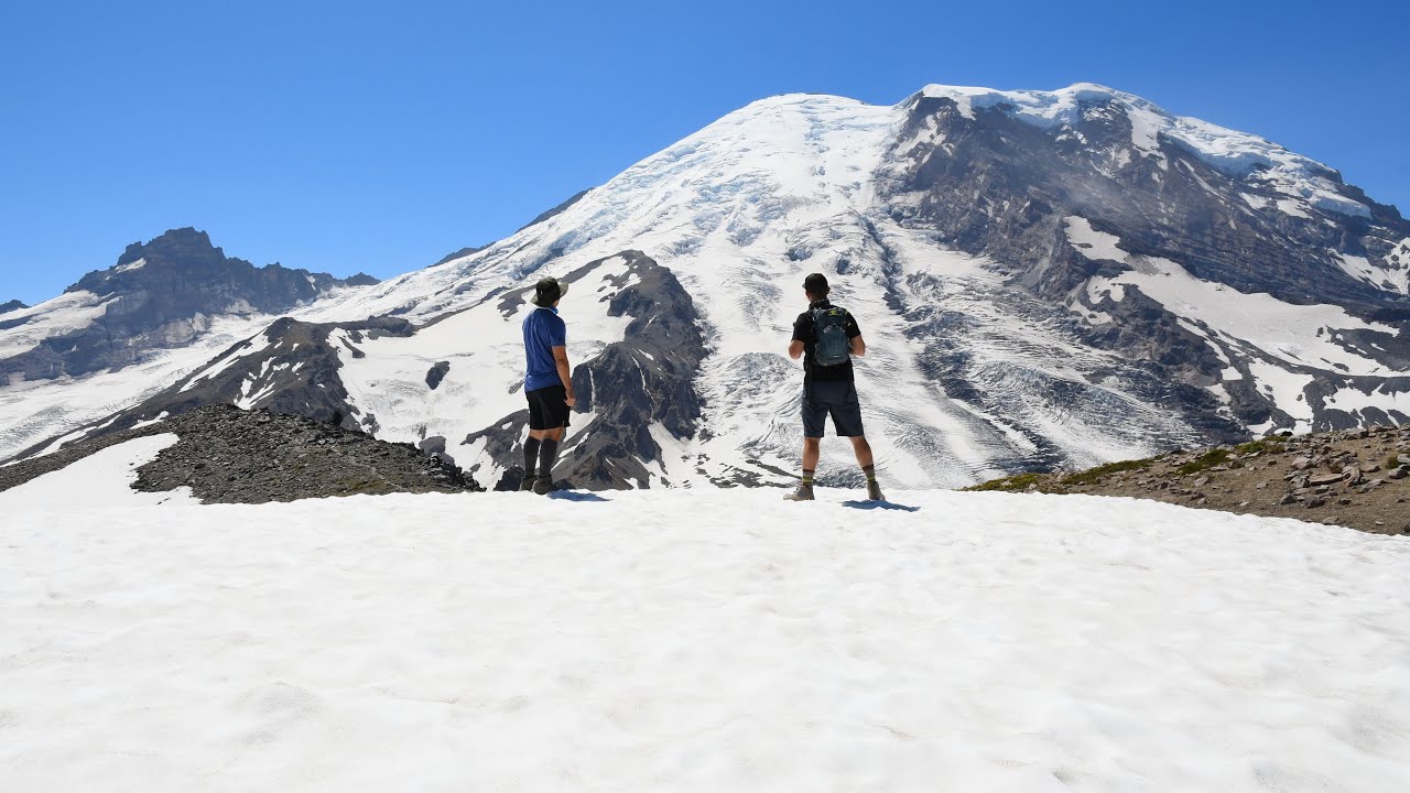 Mount Rainier - Plummer Peak & Third Burroughs - YouTube