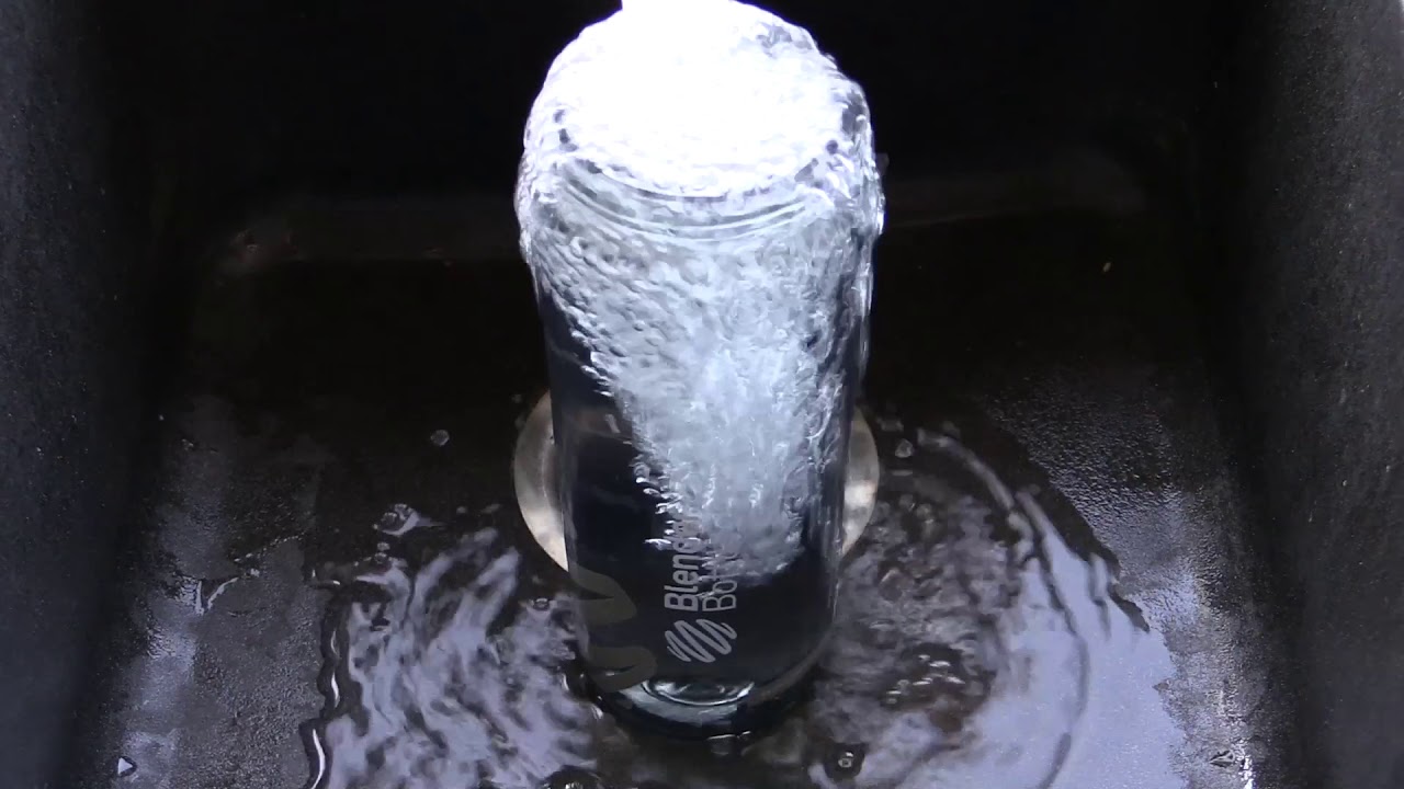Foley Sound Project: Water Bottle Fill Take 1 - YouTube