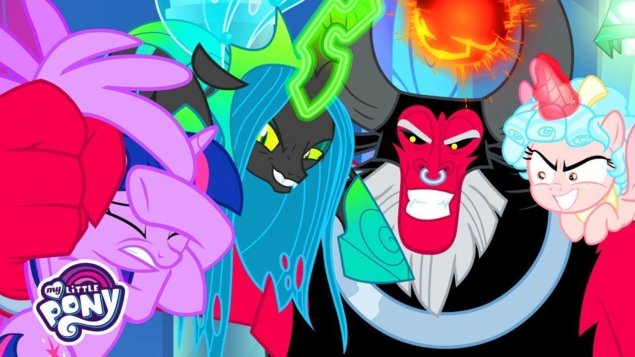 My Little Pony | The Villains Attack Canterlot! (The Ending of the End ...