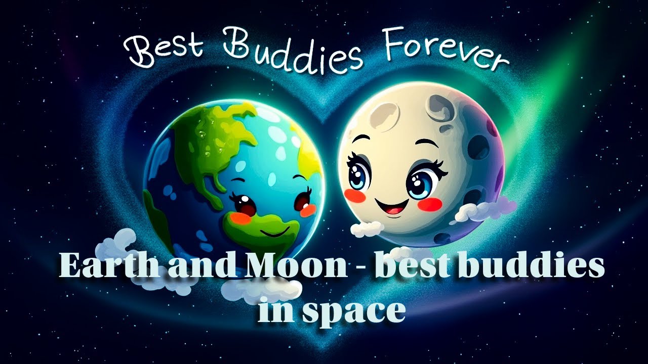 Earth & Moon: Best Buddies in Space! | Fun Learning Cartoon for Kids ...